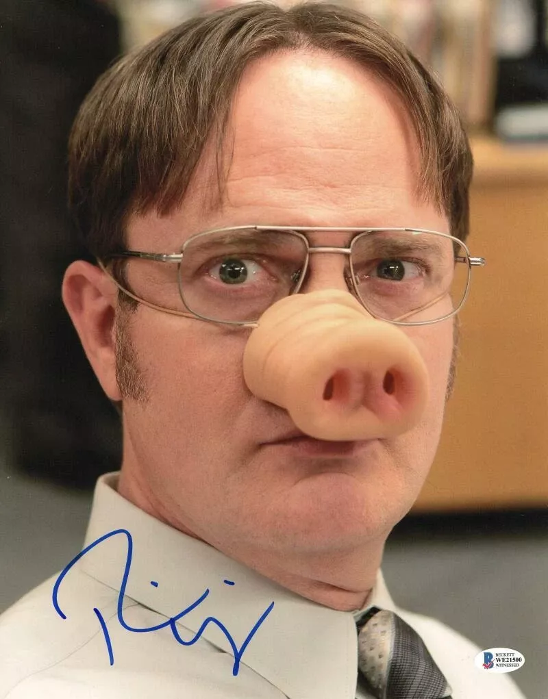 RAINN WILSON DWIGHT SIGNED THE OFFICE 11X14 PHOTO AUTOGRAPH PROOF ...