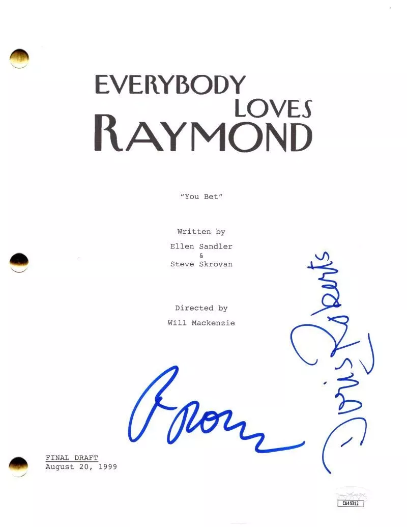Ray Romano & Doris Roberts Signed Autograph Everybody Loves Raymond ...