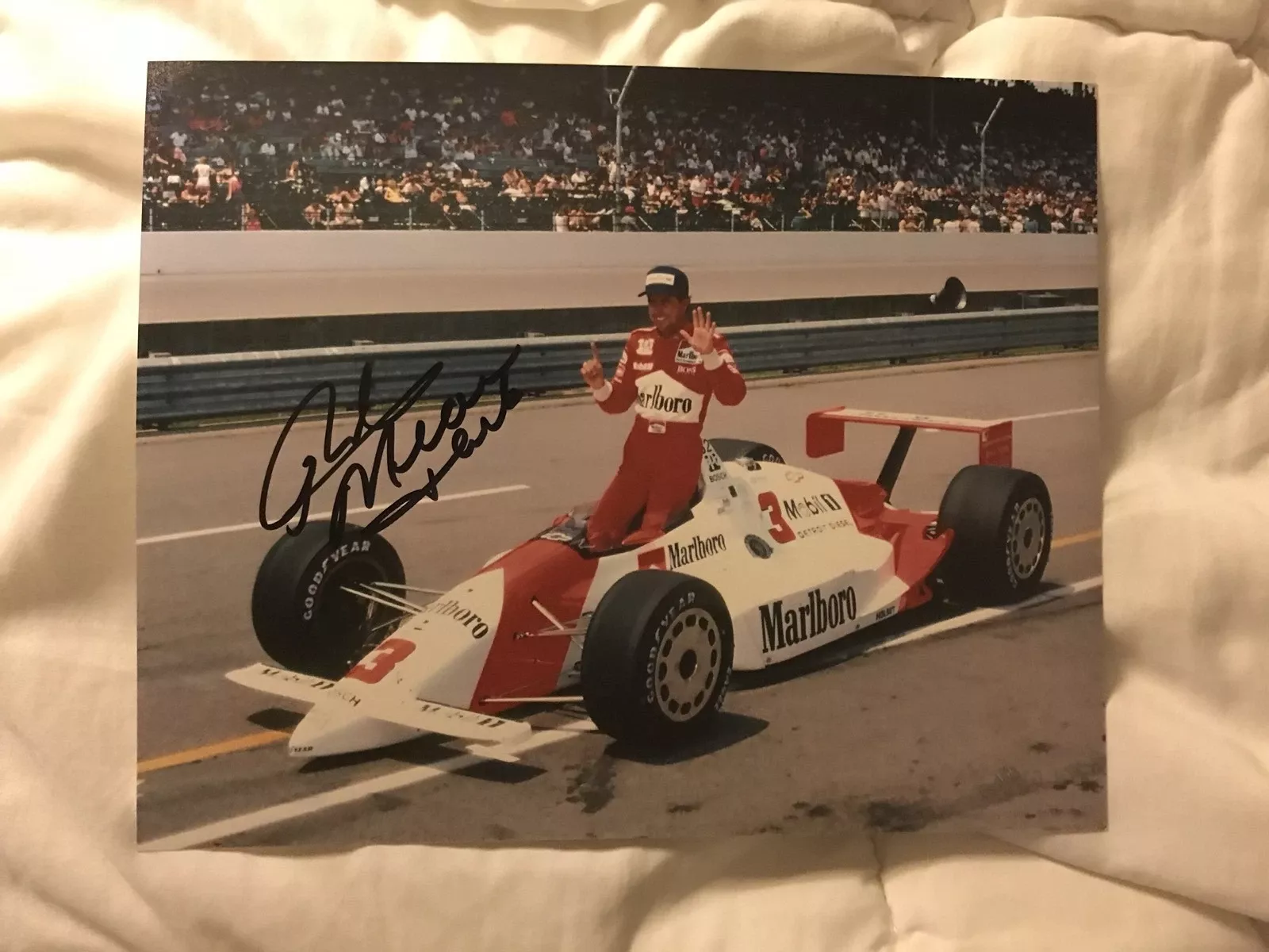 Rick Mears Signed Indy 500 Indianapolis 8 X 10 Photo Autographed 1991 ...