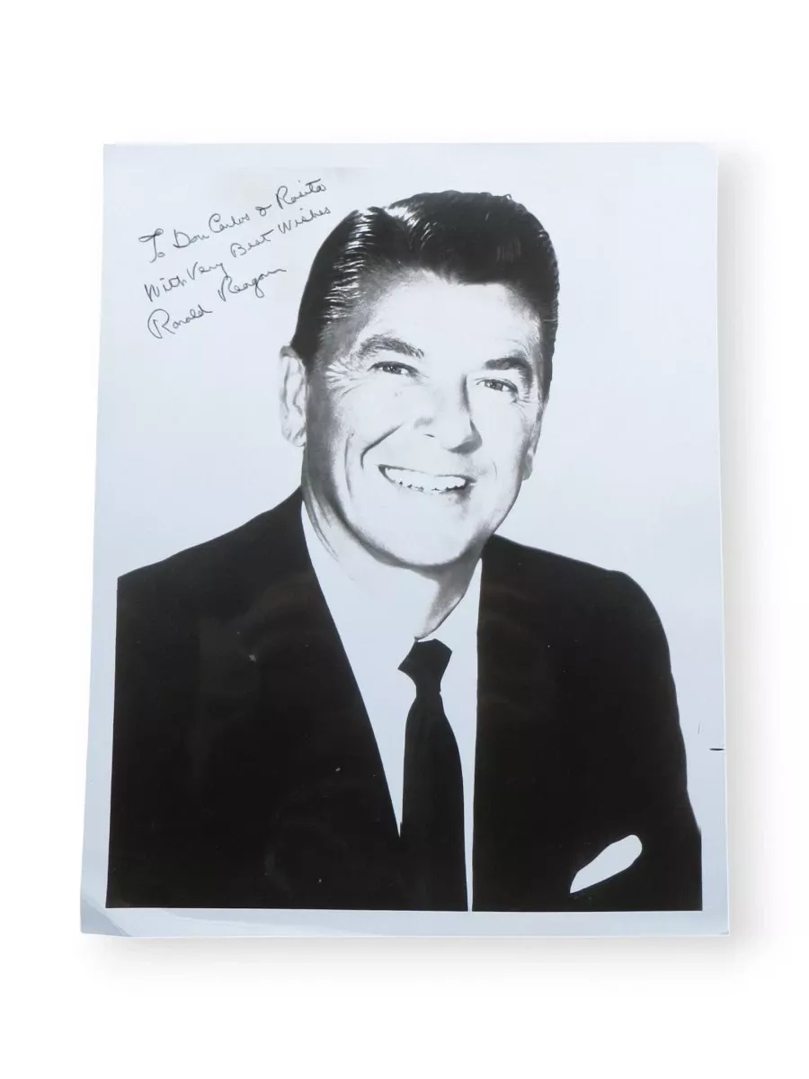 Ronald Reagan Signed Autographed 8X10 Photo Vintage 40th President JSA ...
