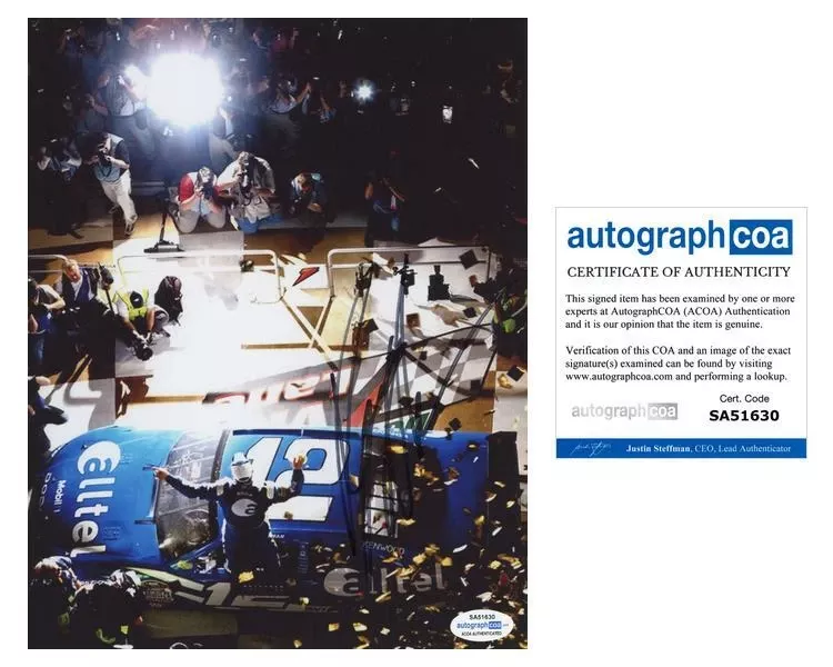 Ryan Newman AUTOGRAPH Signed NASCAR 8x10 Photo B ACOA Collectible ...