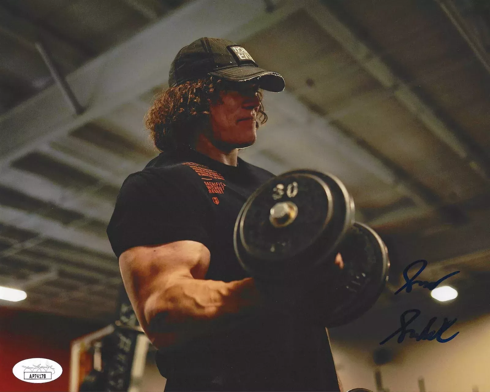 SAM SULEK SIGNED 8X10 PHOTO BODYBUILDER YOUTUBE SOCIAL MEDIA JSA B ...