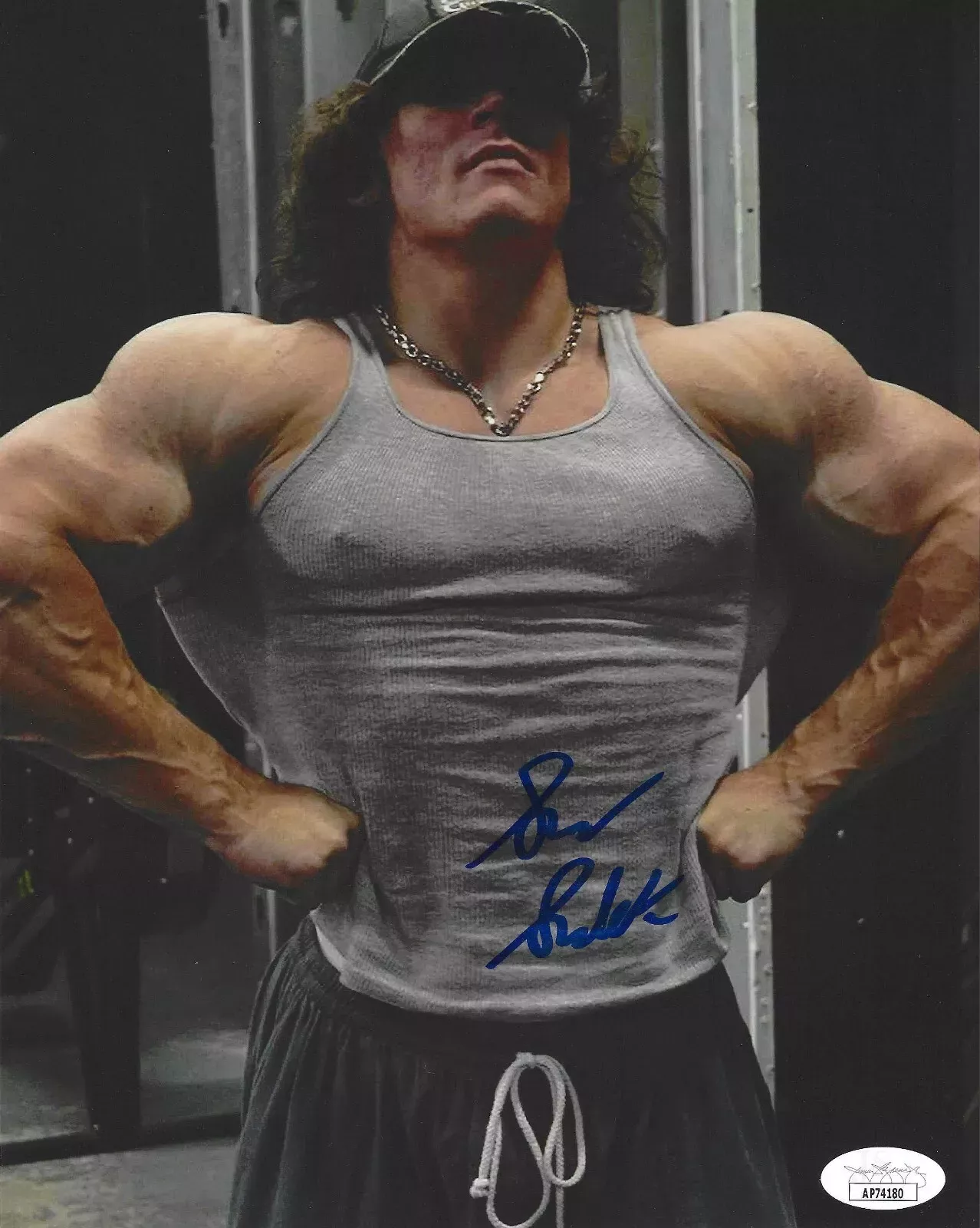 SAM SULEK SIGNED 8X10 PHOTO BODYBUILDER YOUTUBE SOCIAL MEDIA JSA C ...