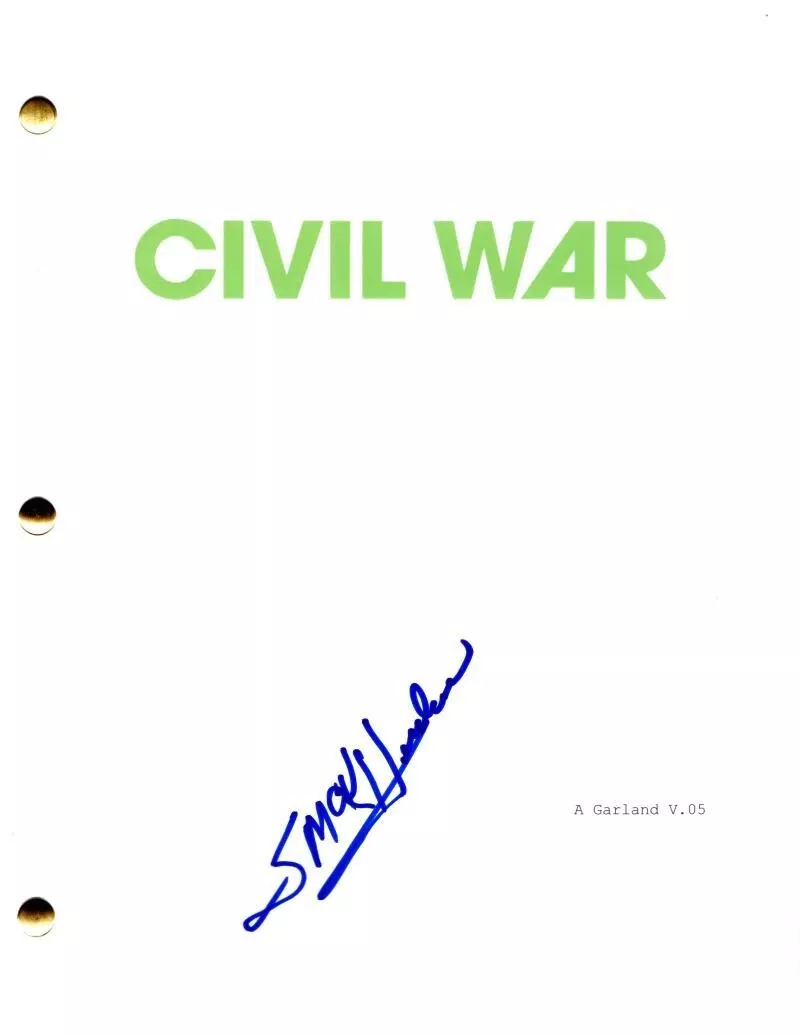 Stephen McKinley Henderson Signed Autograph Civil War Movie Script ...