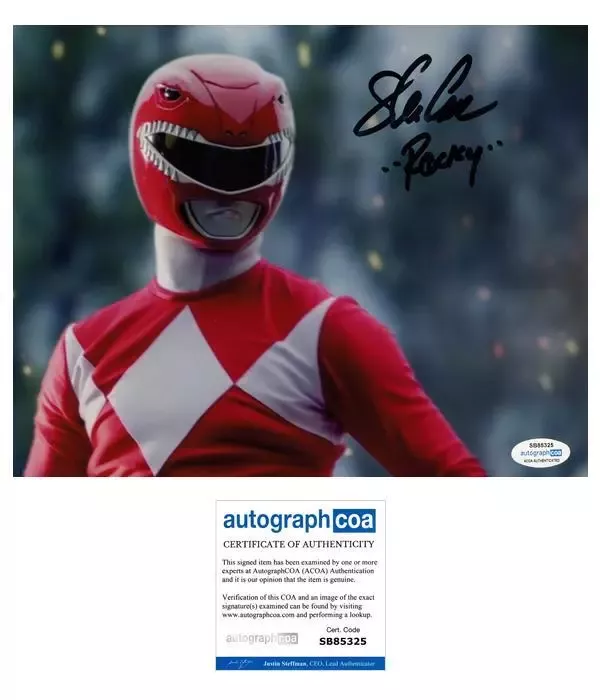Steve Cardenas "Mighty Morphin Power Rangers" AUTOGRAPH Signed 8x10 ...