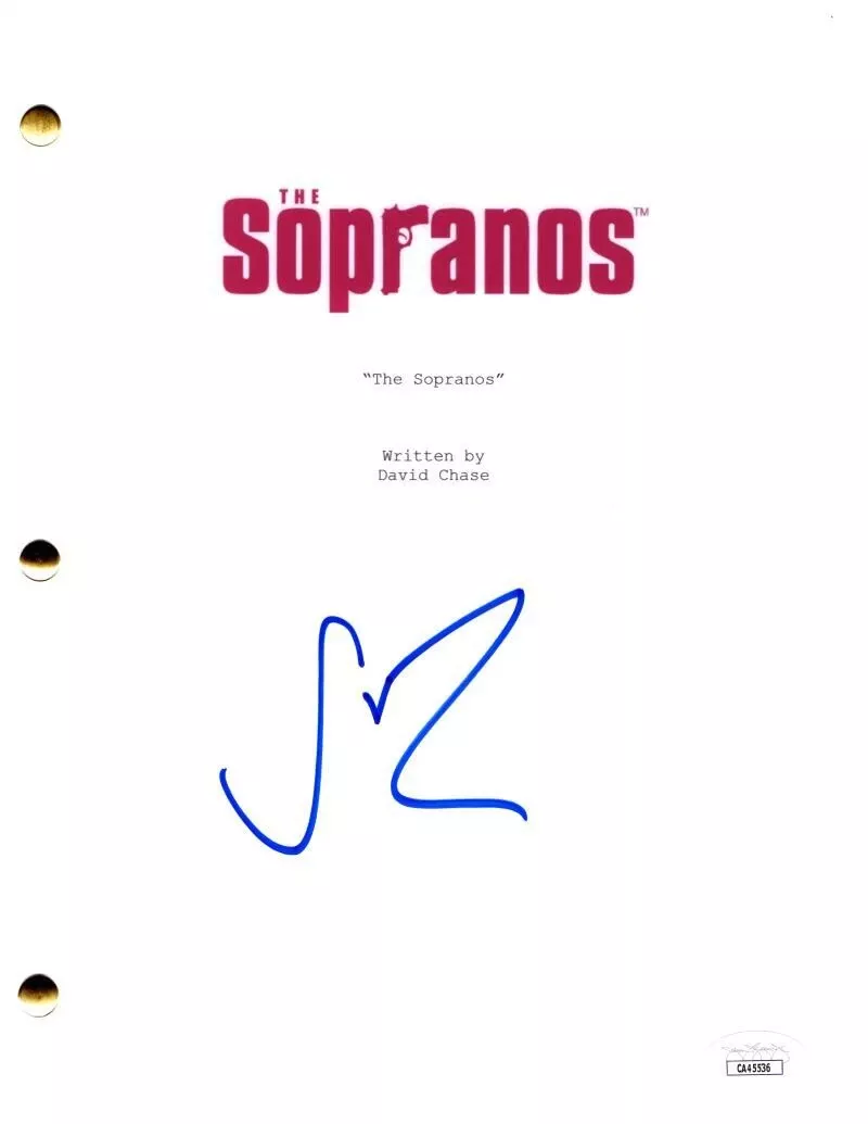 Steven Van Zandt Signed Autograph The Sopranos Full Pilot Script ...