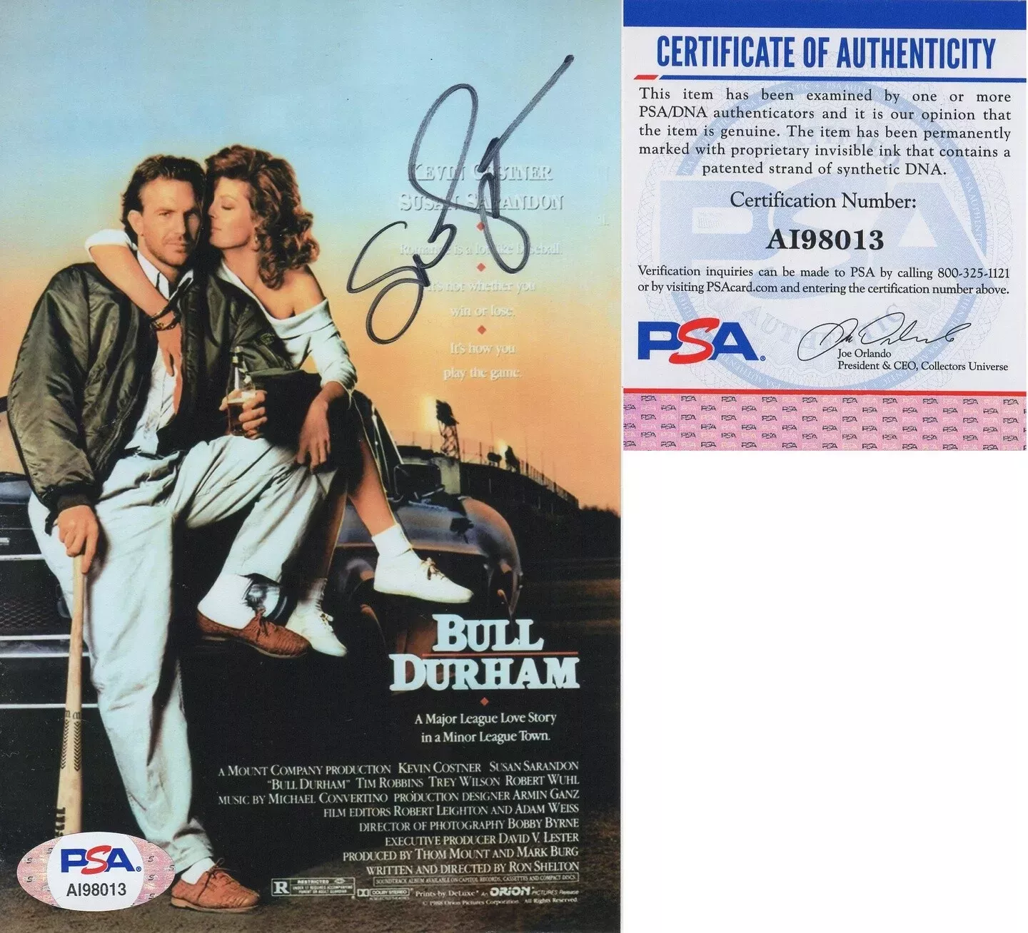 Susan Sarandon Signed 4x6 Photo PSA/DNA 1 COA | Autographia