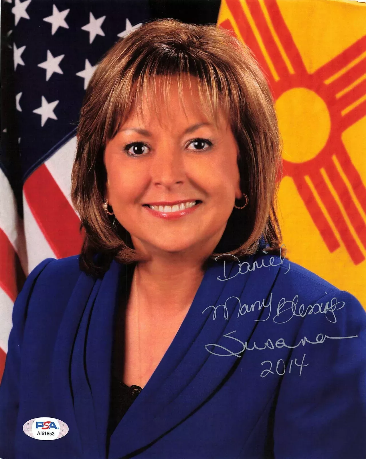 Susana Martinez signed 8x10 photo PSA/DNA Autographed | Autographia