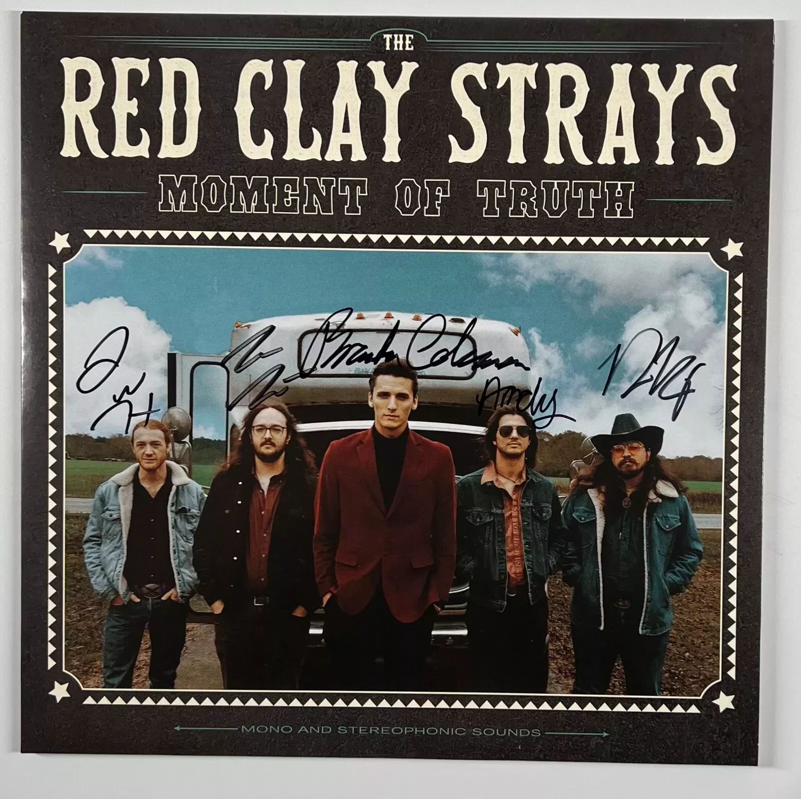 The Red Clay Strays JSA Fully Signed Autograph Record Vinyl Moment Of Truth | Autographia