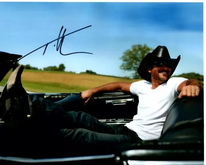 TIM MCGRAW signed autographed photo | Autographia
