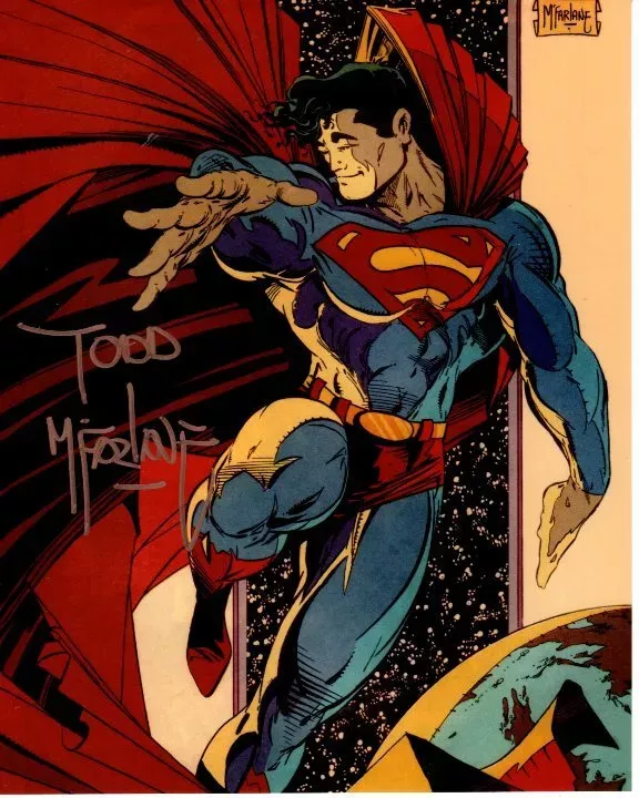 TODD MCFARLANE signed autographed SUPERMAN photo Collectible ...