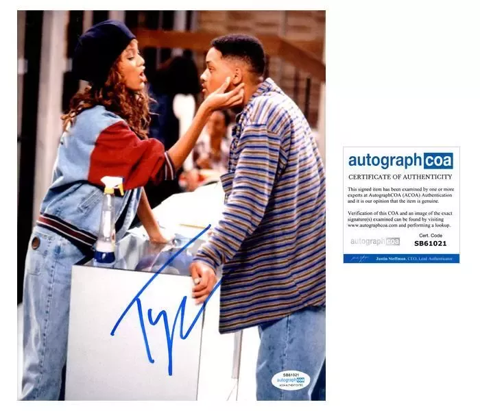 Tyra Banks "The Fresh Prince of Bel-Air" AUTOGRAPH Signed 'Jackie' 8x10 ...