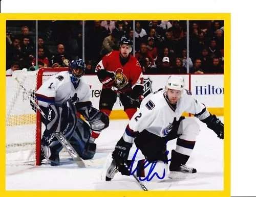 VANCOUVER CANUCKS MATTIAS OHLUND SIGNED SHOT BLOCK 8X10 Collectible ...