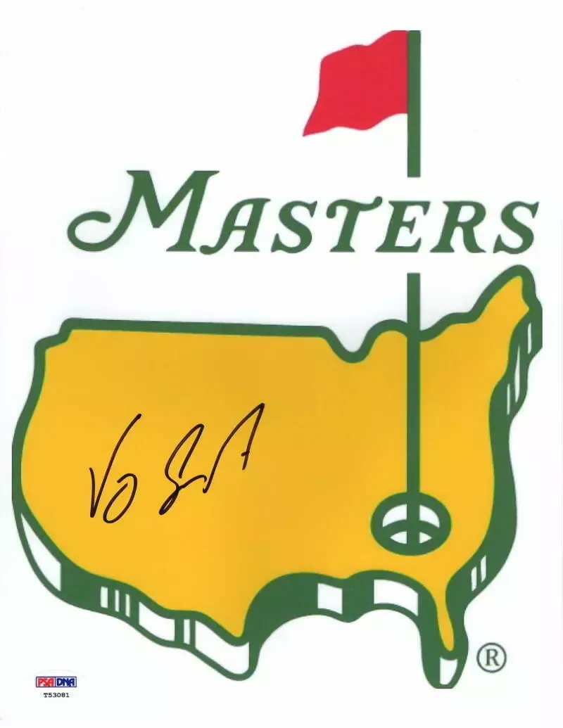 VIJAY SINGH SIGNED AUTOGRAPH 8x10 PHOTO - 2000 MASTERS CHAMPION, RARE ...
