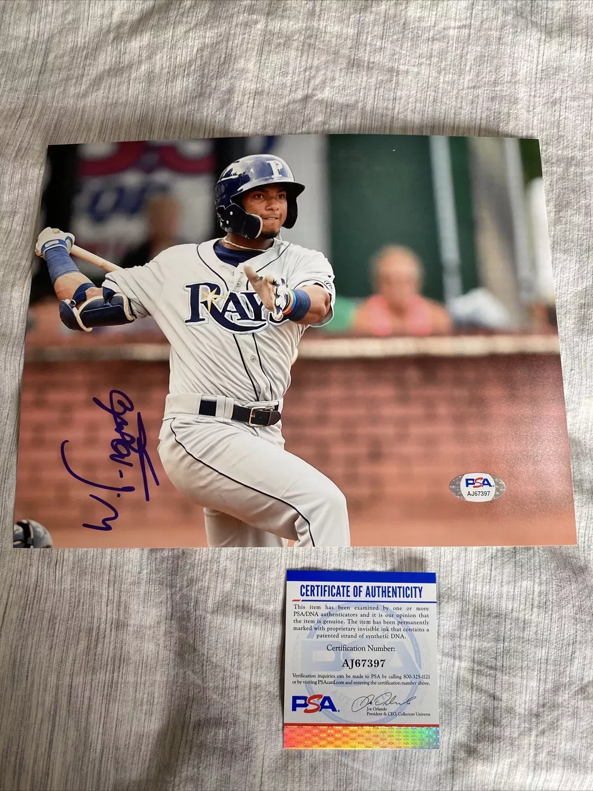 Wander Franco signed autographed 8x10 Rays young star PSA | Autographia