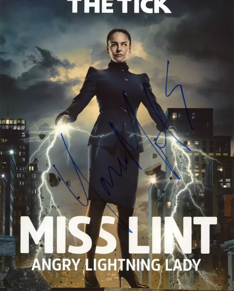 Yara Martinez "The Tick" AUTOGRAPH Signed 'Miss Lint' 8x10 Photo ACOA ...