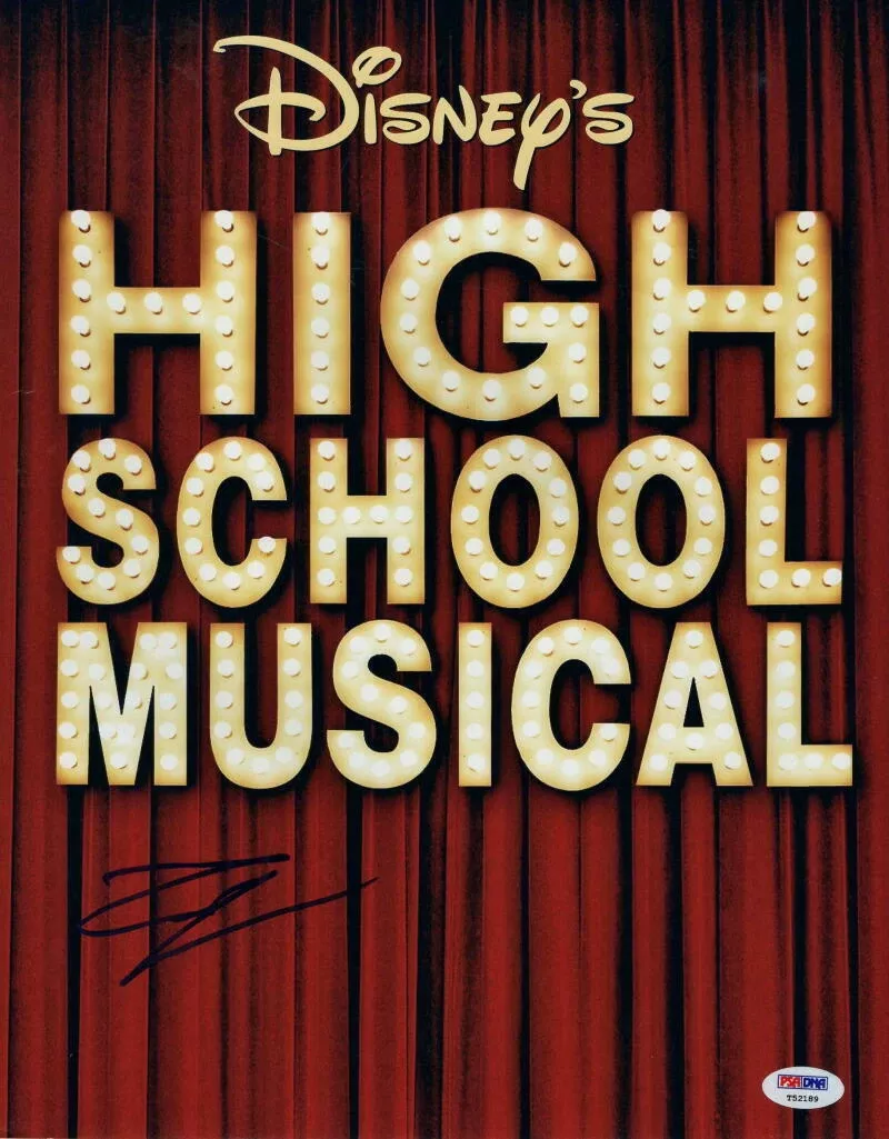 ZAC EFRON SIGNED AUTOGRAPH 11X14 PHOTO - HIGH SCHOOL MUSICAL BAYWATCH ...