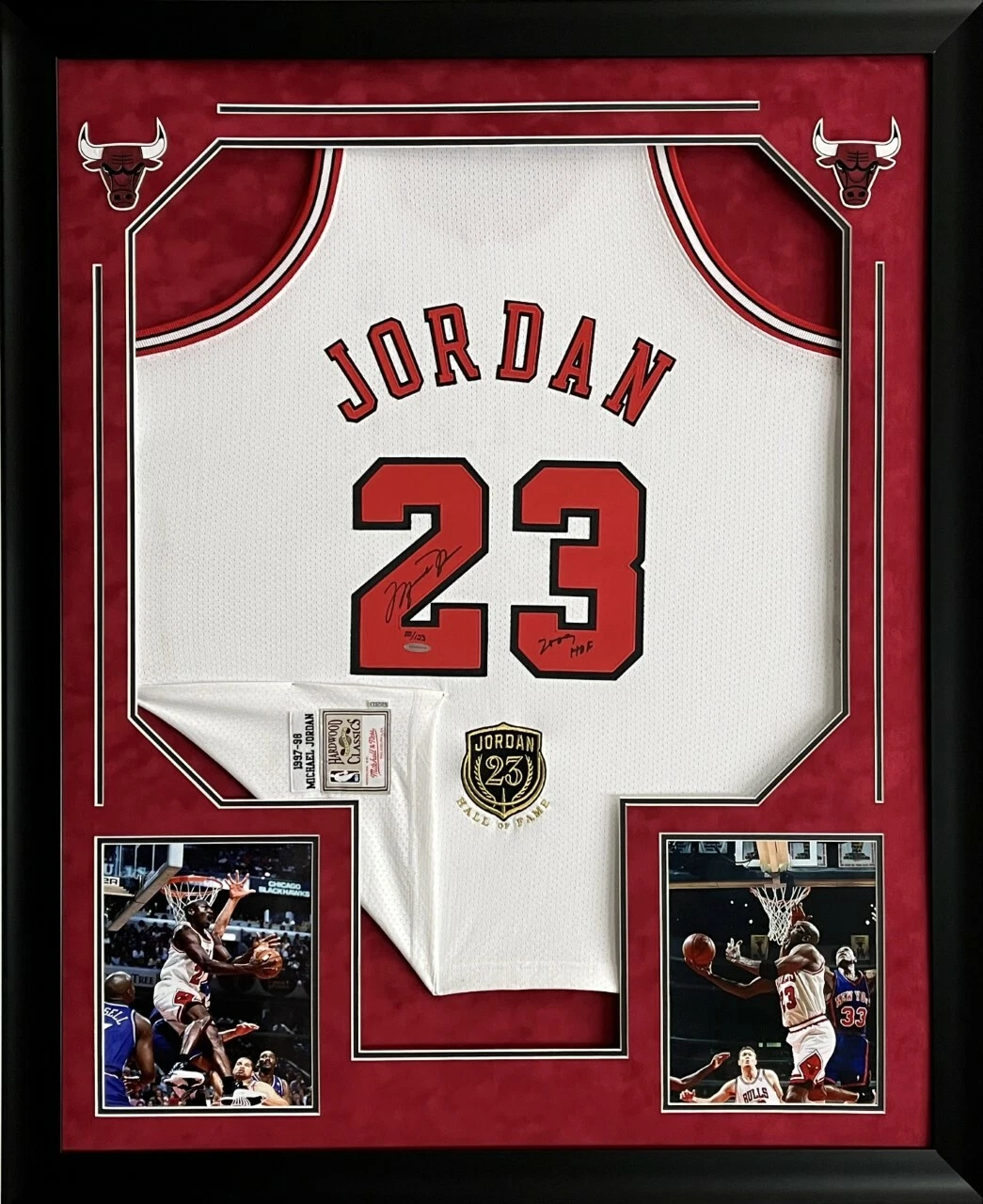 Michael Jordan "Hall Of Fame 2009" Signed Chicago Bulls Jersey UDA Upper Deck | Autographia