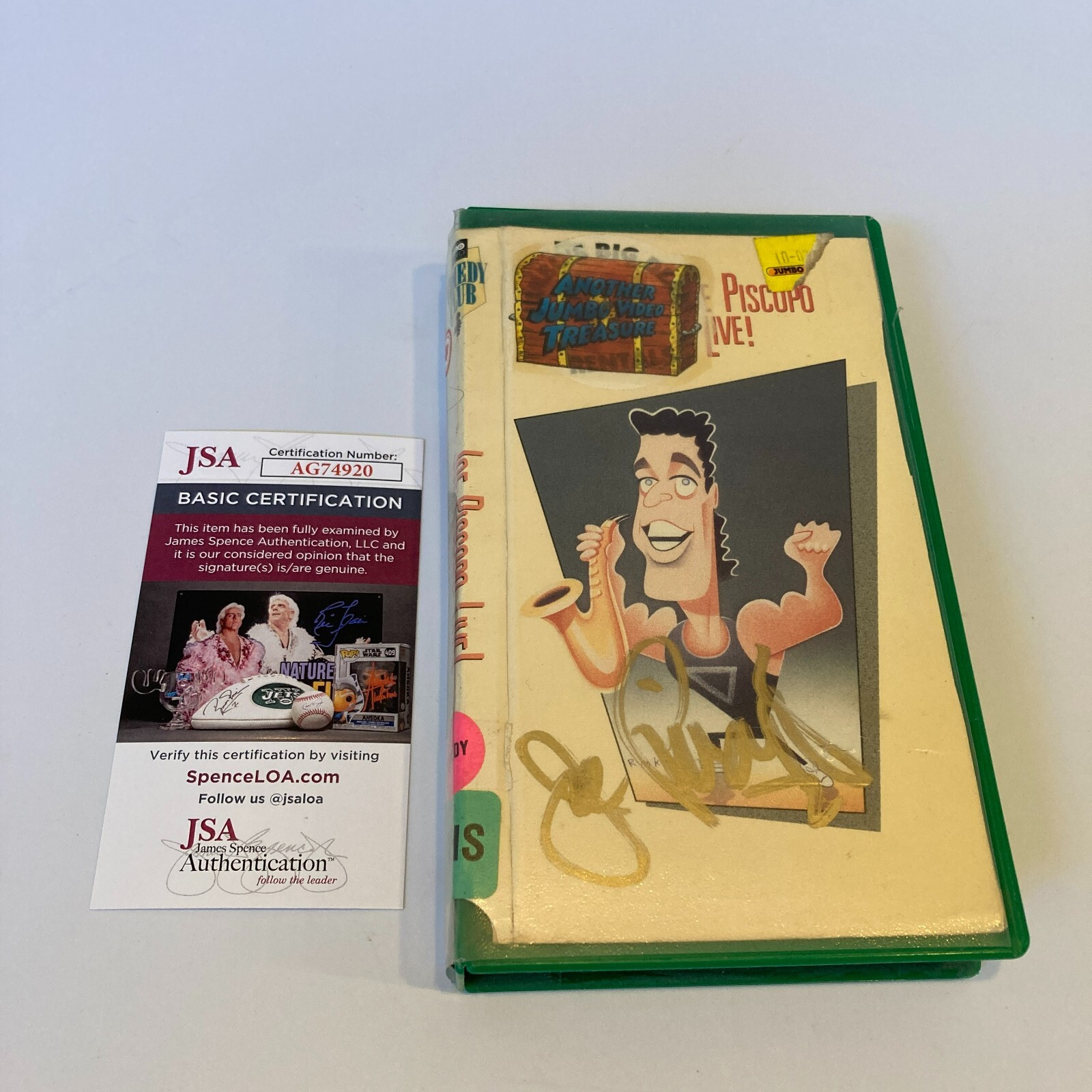 Joe Piscopo Signed Autographed Vintage VHS Movie JSA COA | Autographia