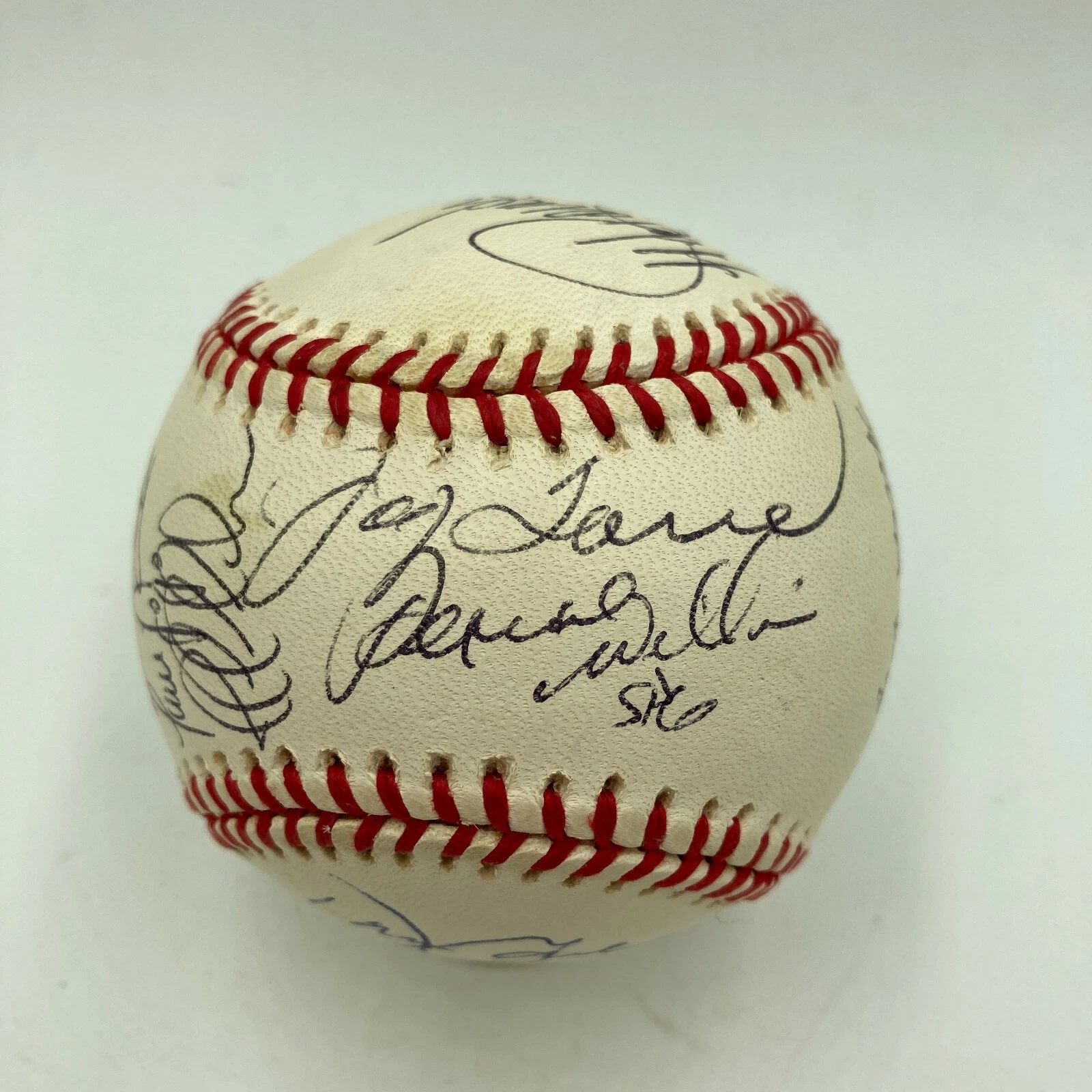 1998 New York Yankees World Series Champs Team Signed Baseball Derek Jeter JSA | Autographia