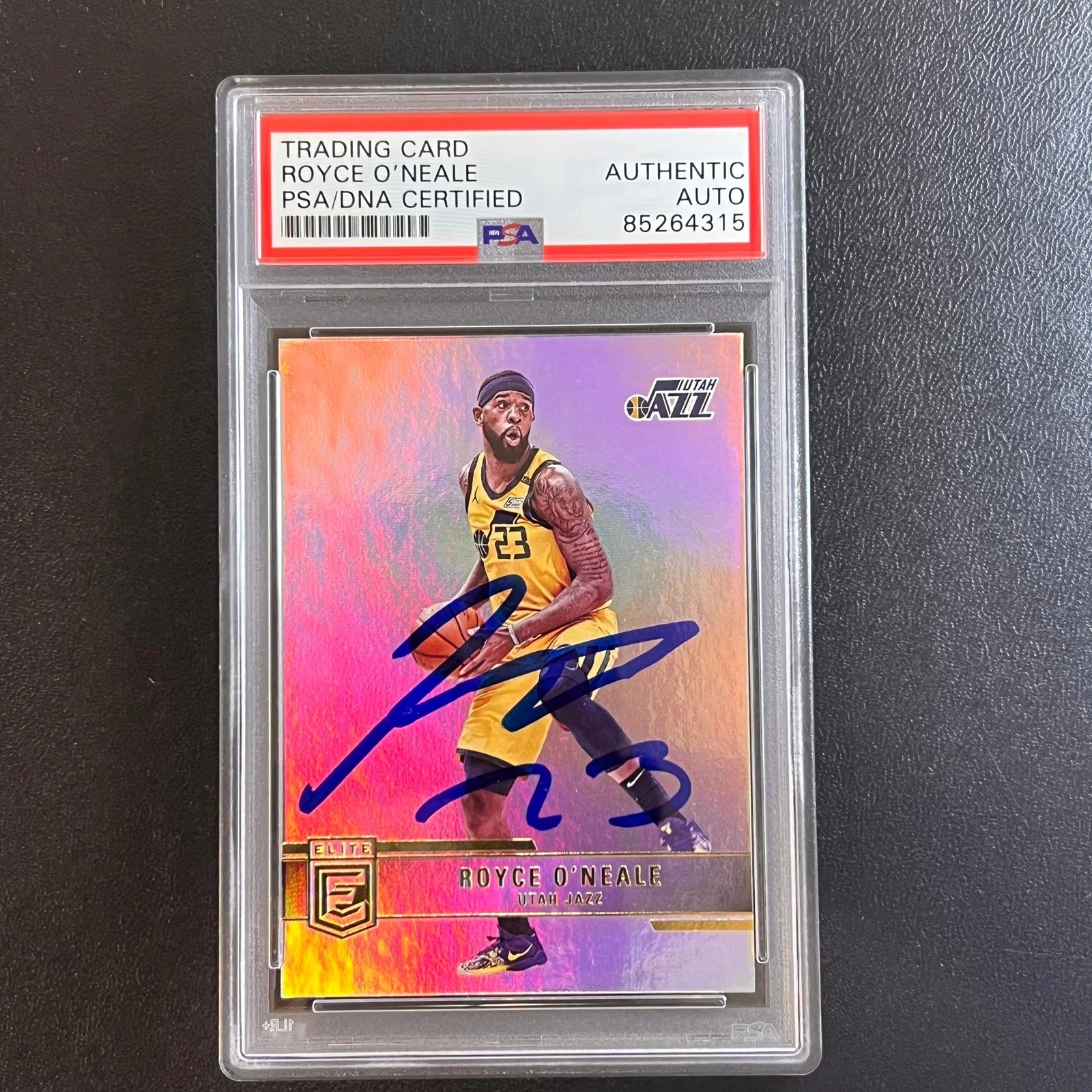 2021-22 Prizm Donruss Elite #137 Royce O'Neale Signed Card AUTO PSA ...