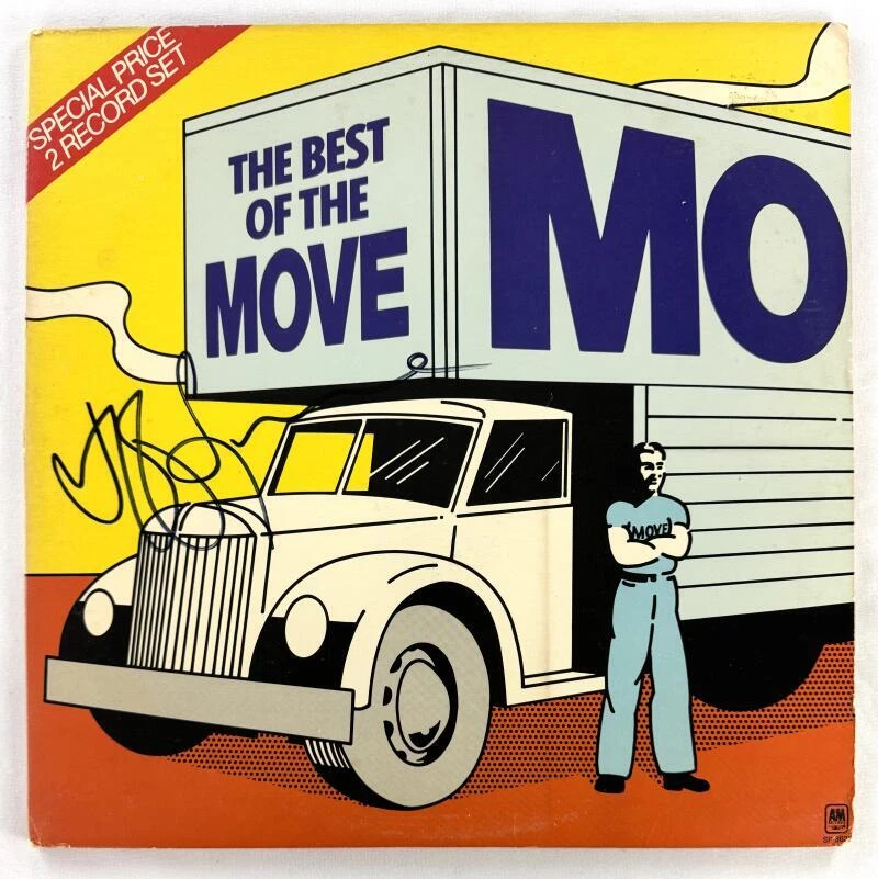 Jeff Lynne ELO Signed Autograph Album Vinyl Record The Best of the Move JSA COA | Autographia