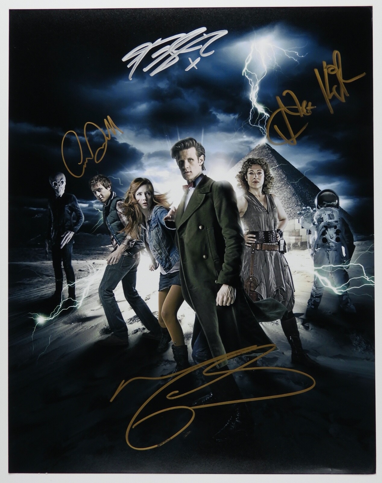 Doctor Who Cast Autograph Signed Photo Matt Smith Karen Gillian Arthur ...