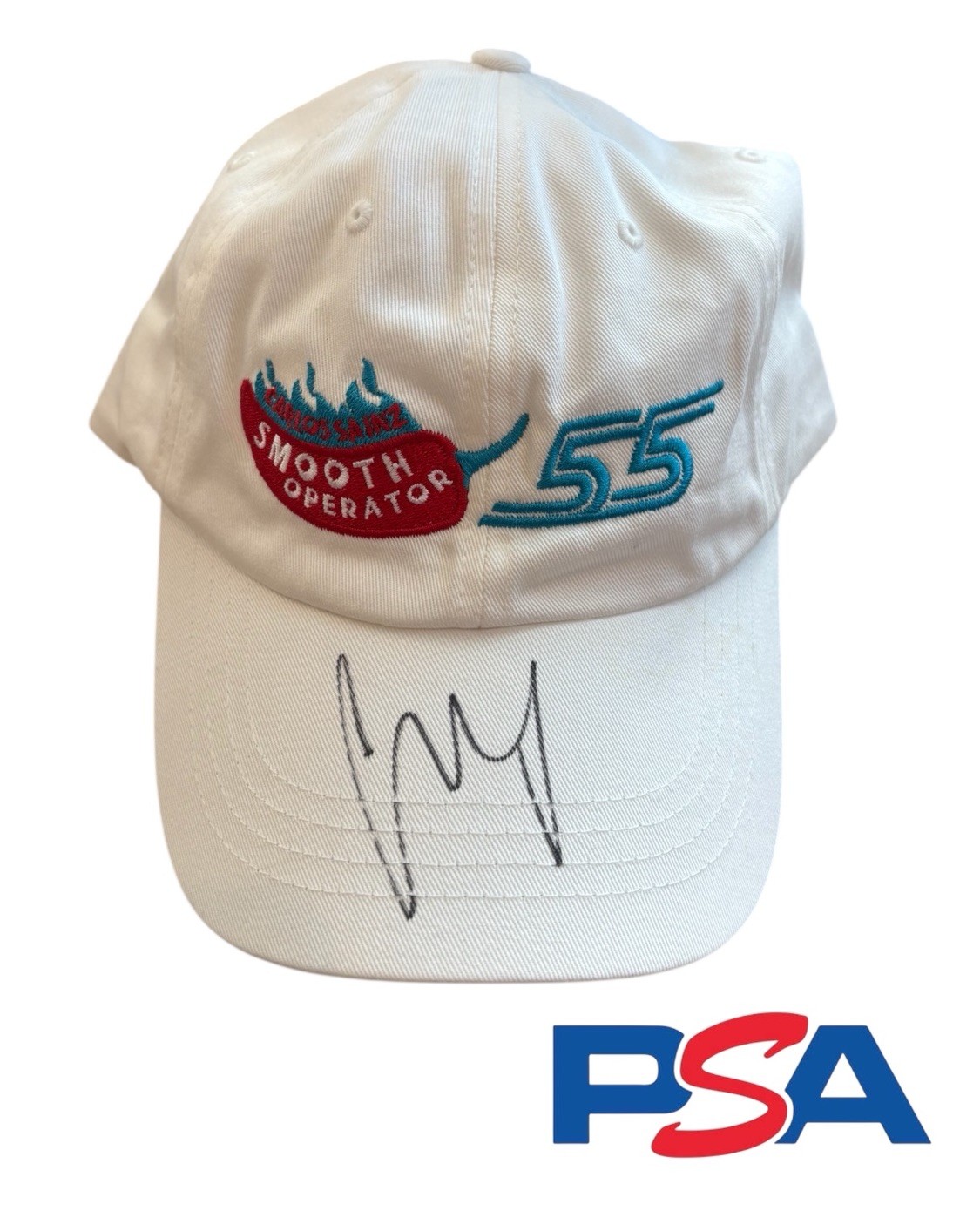 Carlos Sainz Signed Williams F1 Racing #55 Smooth Operator Hat PSA/DNA ...