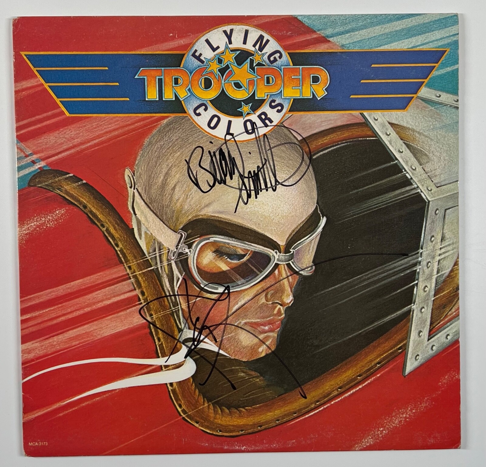 Trooper JSA Signed Autograph Album Record Vinyl Flying Colors | Autographia