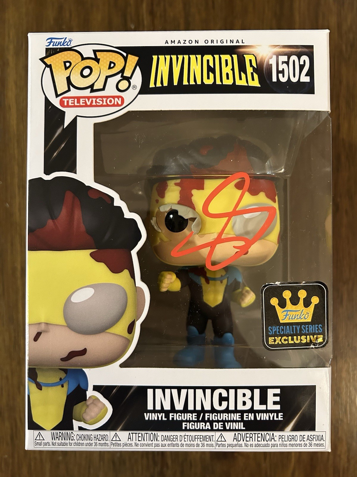 Steven Yeun ‘Invincible’ Signed Funko Pop 1502 Beckett Certified ...