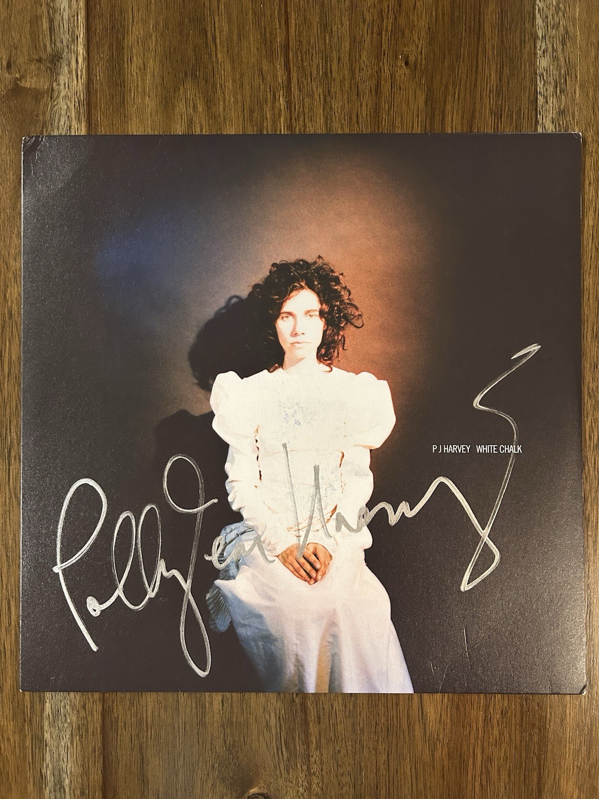 PJ Harvey Signed Vinyl Album ‘White Chalk’ Polly Jean Beckett Certified ...
