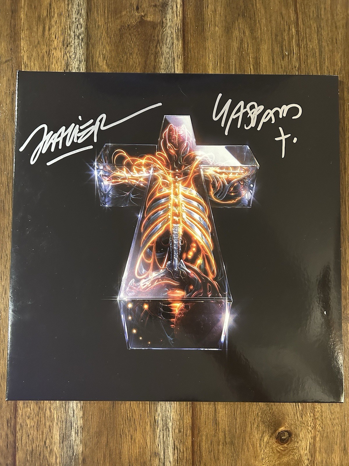 ‘Justice’ Band Xavier De Rosnay & Gaspard Auge Signed Vinyl Album ...