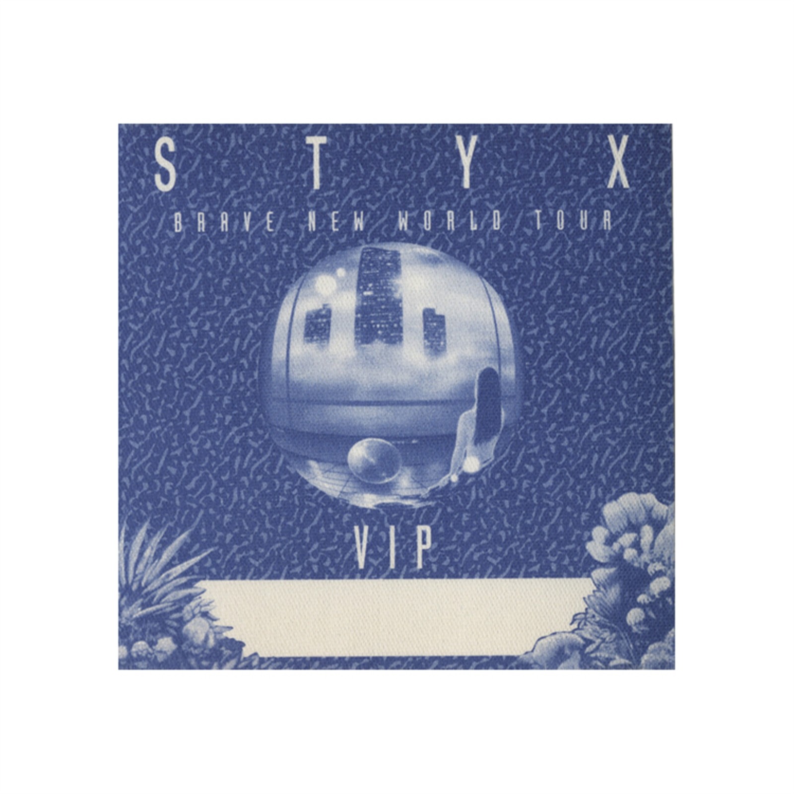 Styx 1999 Brave New World Concert Tour Backstage Pass | Autographia