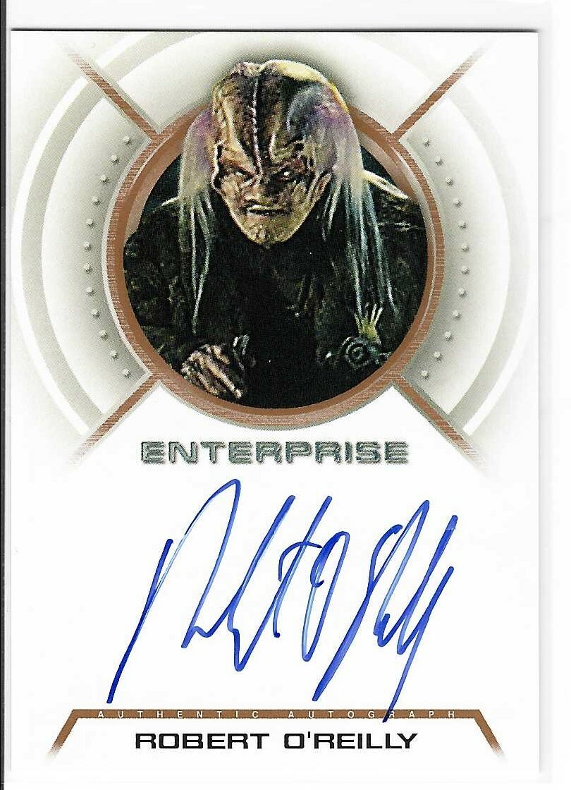 Robert O'Reilly 2003 Paramount Star Trek Enterprise Autograph Card A11 ...