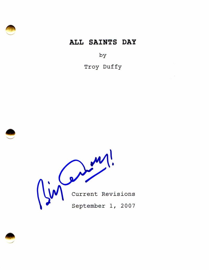 BILLY CONNOLLY SIGNED AUTOGRAPH - THE BOONDOCK SAINTS MOVIE SCRIPT ...