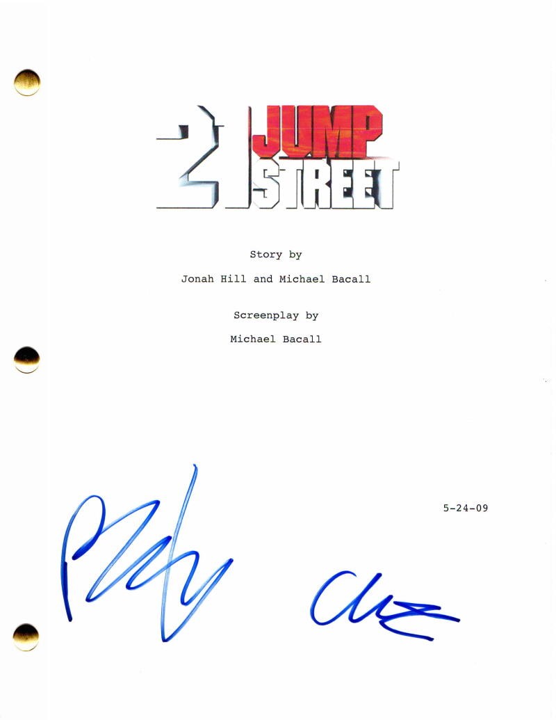 PHIL LORD & CHRISTOPHER MILLER SIGNED AUTOGRAPH - 21 JUMP STREET MOVIE ...