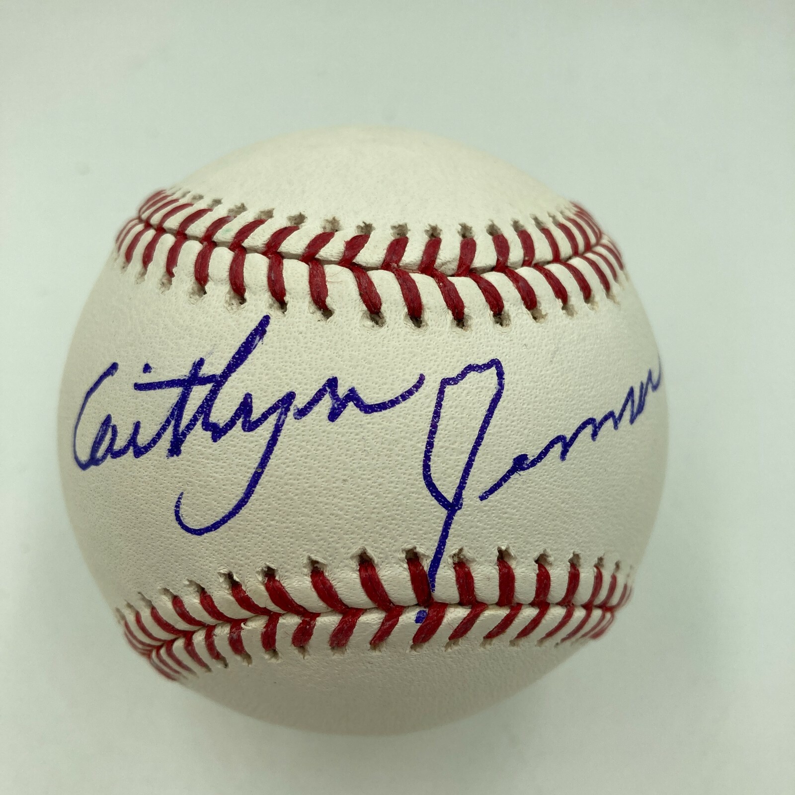 Caitlyn Jenner (Bruce Jenner) Signed Major League Baseball Beckett COA ...