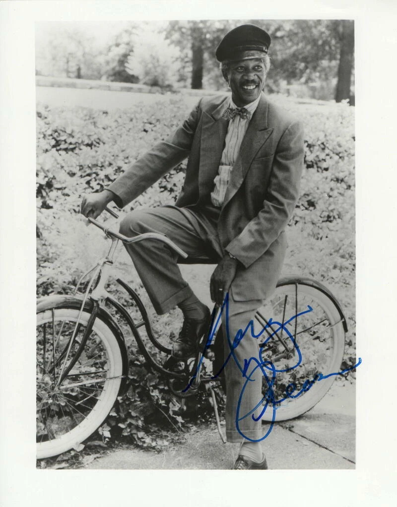 MORGAN FREEMAN SIGNED AUTOGRAPH 8X10 PHOTO - DRIVING MISS DAISY OSCAR ...