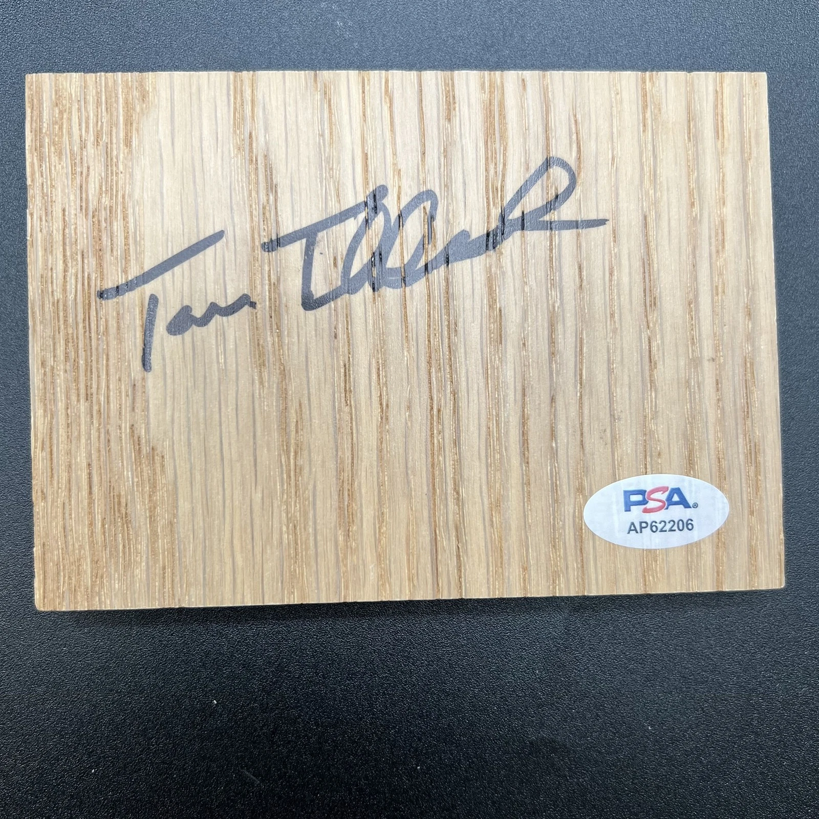 Tom Thibodeau Signed Floorboard PSA Autographed NBA Coach | Autographia