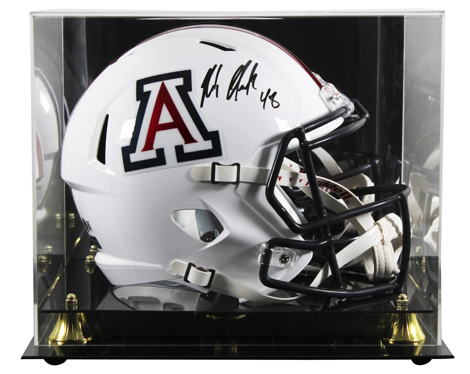 Arizona Rob Gronkowski Signed Full Size Speed Rep Helmet W/ Case BAS ...