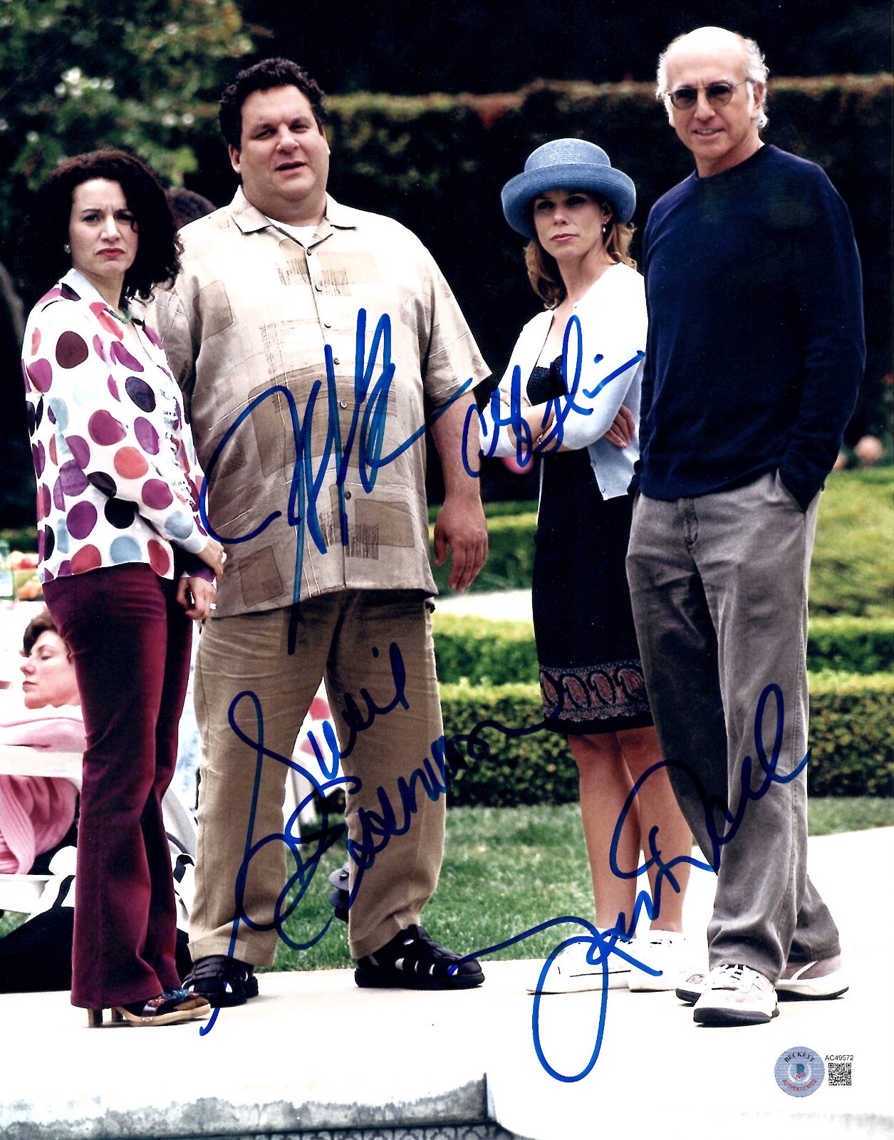 Curb Your Enthusiasm Cast Signed 11x14 Photo Larry David Auto Grade 10 ...