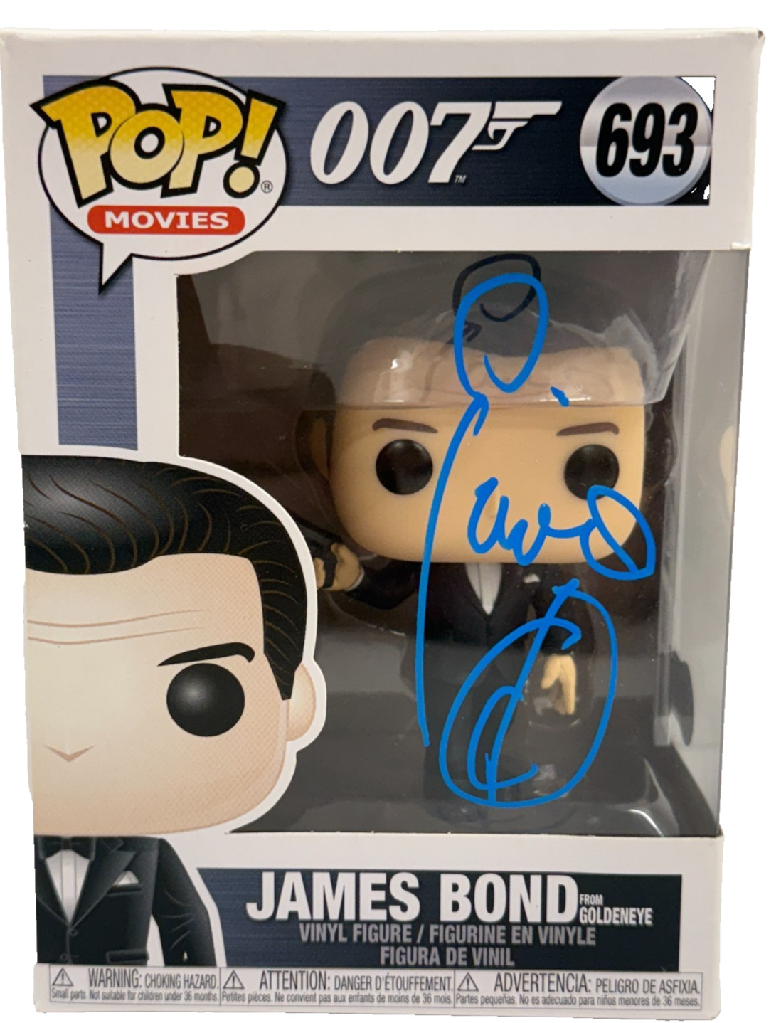 Pierce Brosnan Signed James Bond Funko 693 Goldeneye Authentic ...