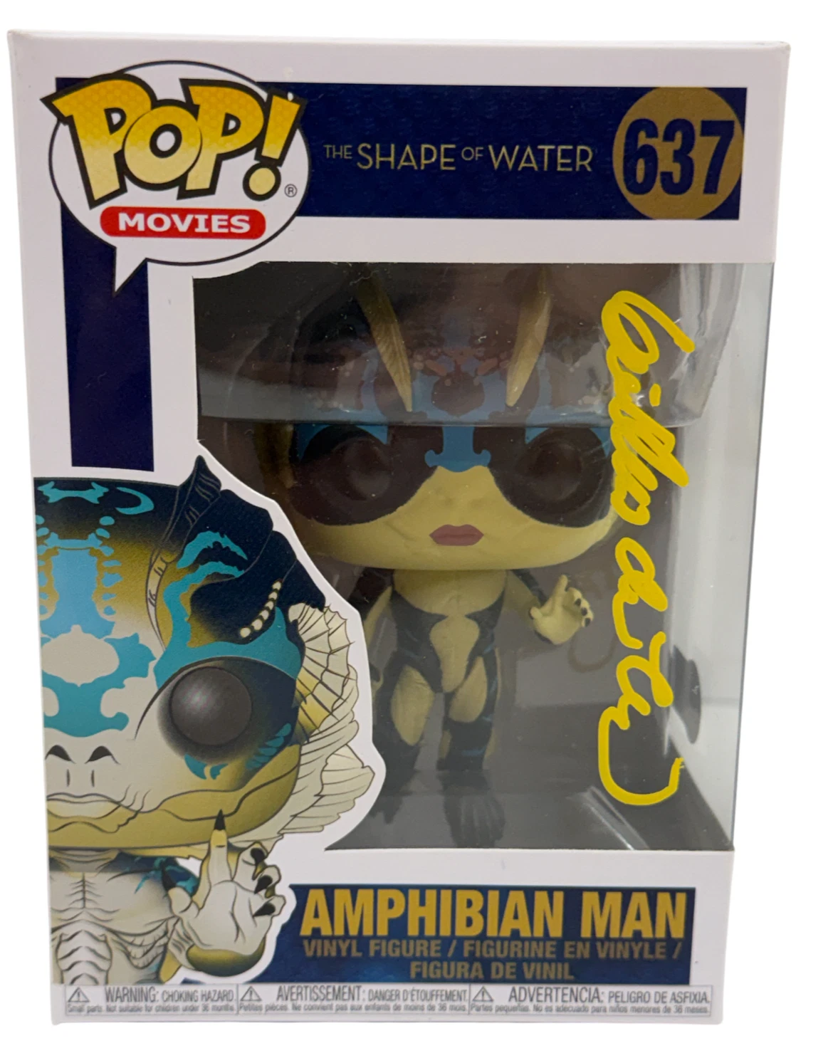 Guillermo del Toro Signed Amphibian Man Funko Shape of Water Autograph ...
