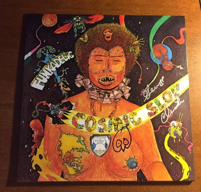 George Clinton Signed Funkadelic Album Cover COSMIC SLOP INSCR JSA/COA ...