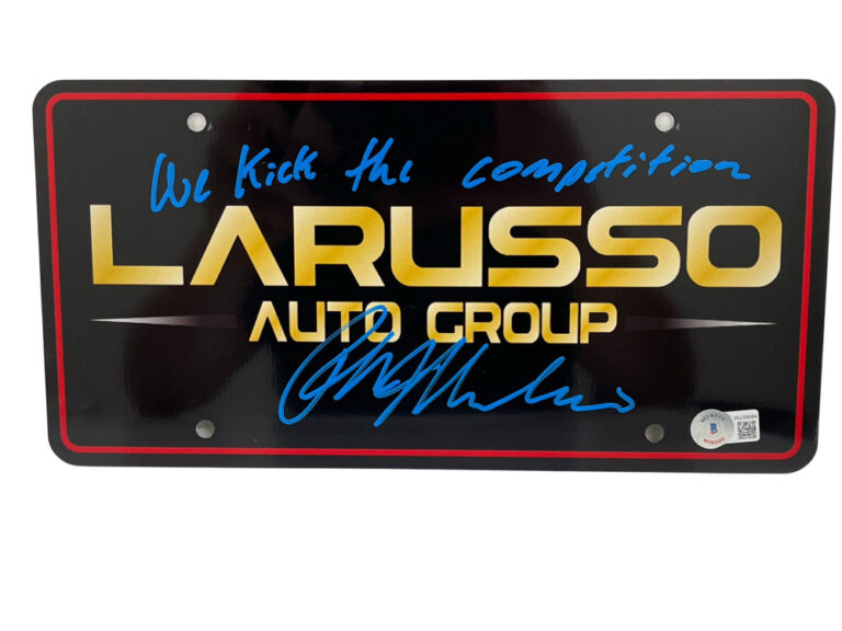 RALPH MACCHIO SIGNED COBRA KAI KARATE KID LICENSE PLATE AUTOGRAPH ...