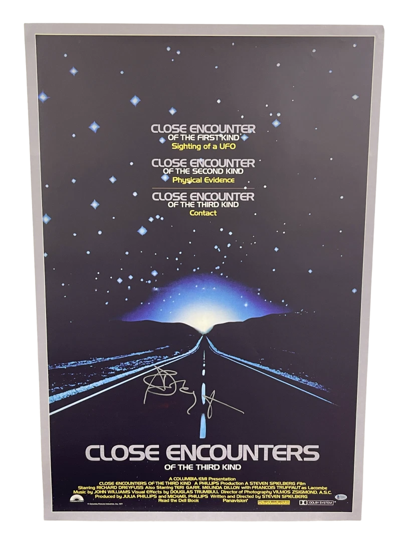 RICHARD DREYFUSS SIGNED CLOSE ENCOUNTERS OF THE THIRD KIND FULL SIZE ...