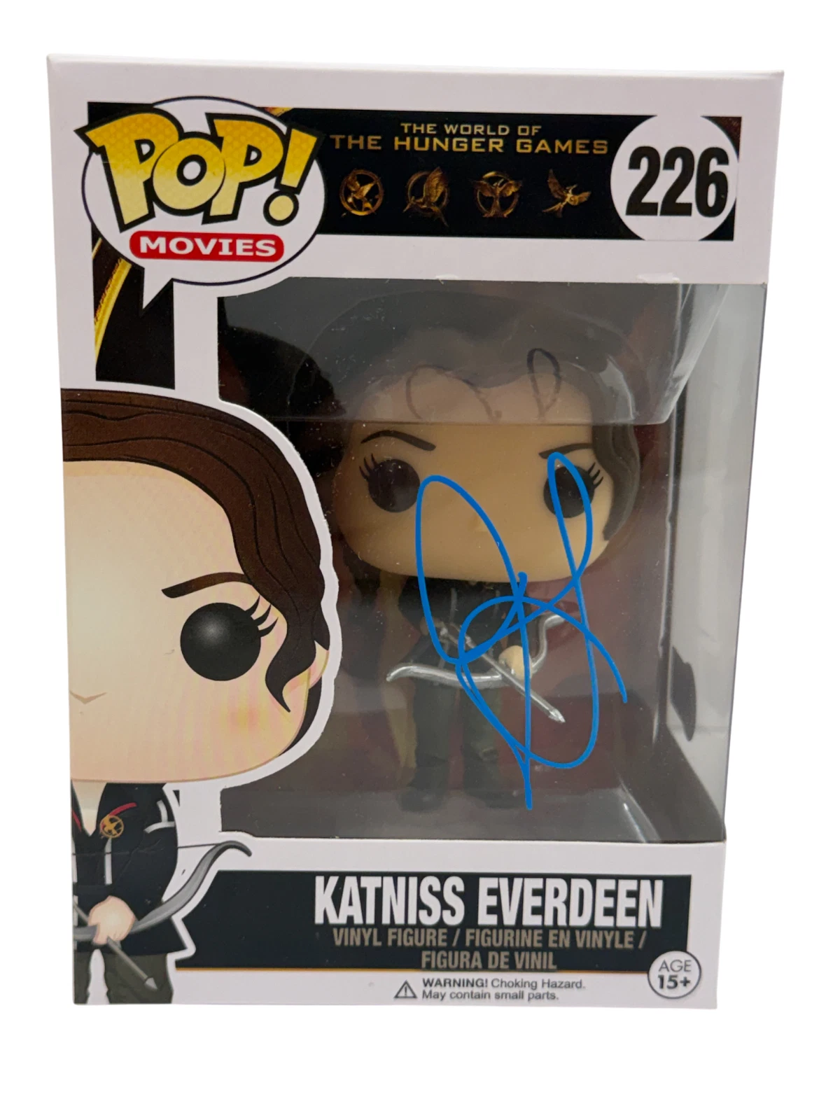 Jennifer Lawrence Signed Katniss Everdeen Funko 226 The Hunger Games ...