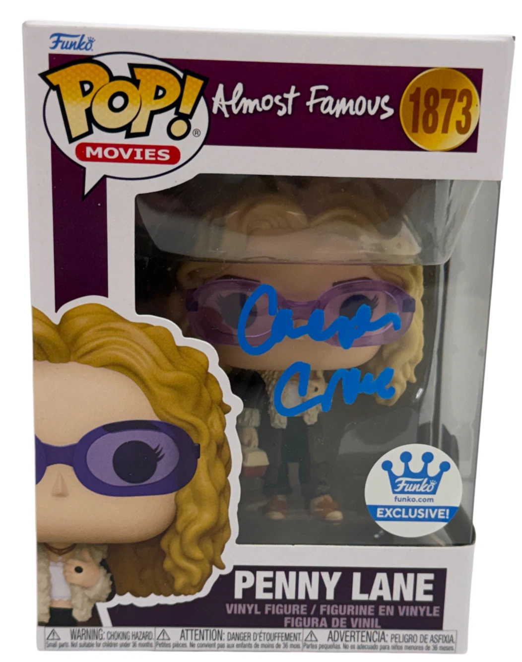 Cameron Crowe Signed Penny Lane Funko Almost Famous Authentic Autograph ...