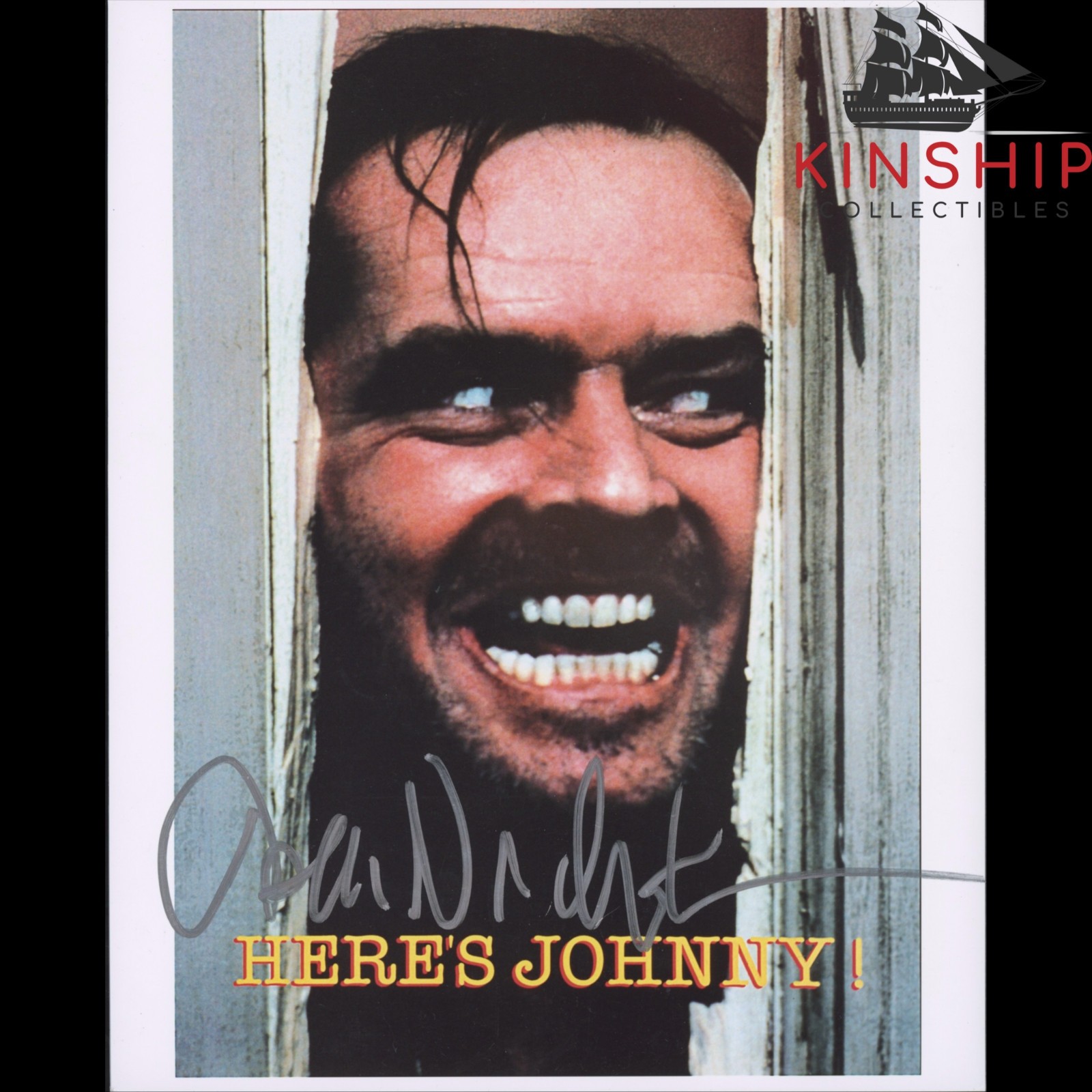 Jack Nicholson signed 8x10 Photo JSA LOA The Shining "Here's Johnny ...