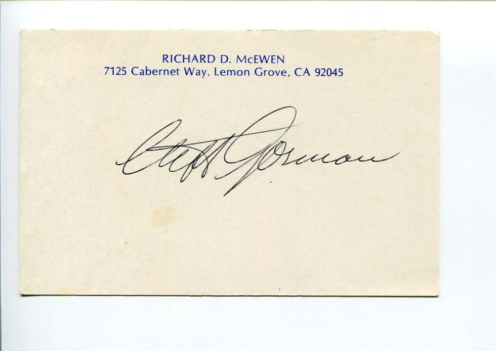 Cliff Gorman All That Jazz The Boys in the Band Ghost Dog Signed ...